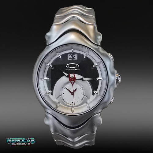 Oakley Judge Watch – Honed Steel Band, Rare Black Face - Model 10-165 ...