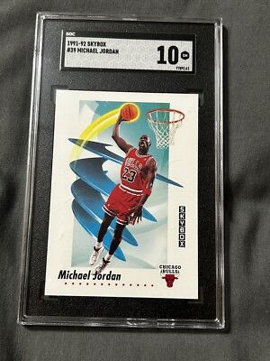 1991-92 Skybox - #39 Michael Jordan SGC 10 GEM MINT | eBay