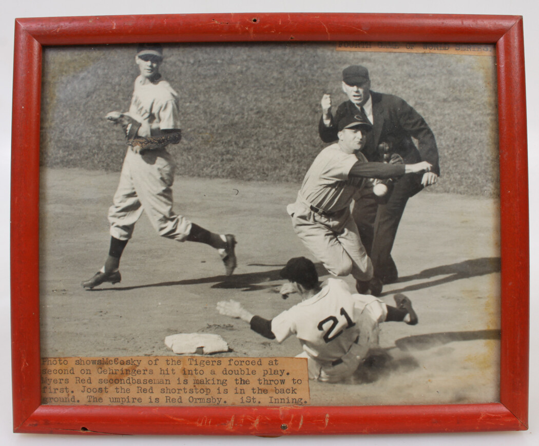MLB 1940 WORLD SERIES DETROIT VS CINCINNATI. FRAMED PHOTO. | eBay