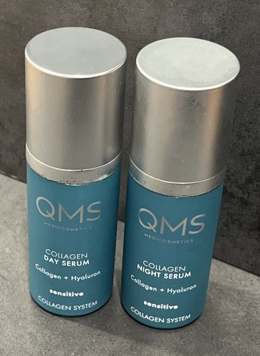 QMS Collagen Day & Night Serum Sensitive 1.01 oz each SEE DESCRIPTION ...