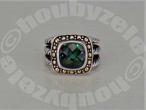 Samuel B Behnam BJC 925 18k Green Quartz Ring Sz 5.75 | eBay