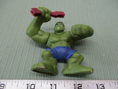Playskool Marvel Super Hero Adventures Hulk Smash Iron Bar Construction ...