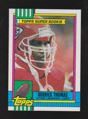 1990 Topps #248 Derrick Thomas rookie card, Kansas City Chiefs HOF | eBay