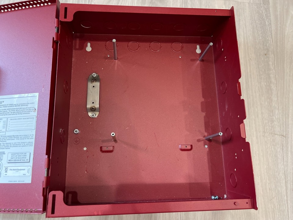 New Firelite Fire-Lite Alarm 411UDAC Enclosure with key | eBay