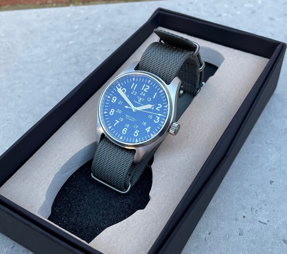 G10 Military Issue style Field Watch - Seiko NH35 Auto. - Stainless ...