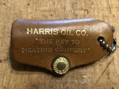 Cool Vintage HARRIS Oil Co. Advertising Key Chain Nail Clipper | eBay