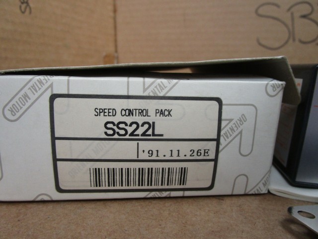 Oriental Motor SS22L Speed Control Pack T28176 for sale online | eBay