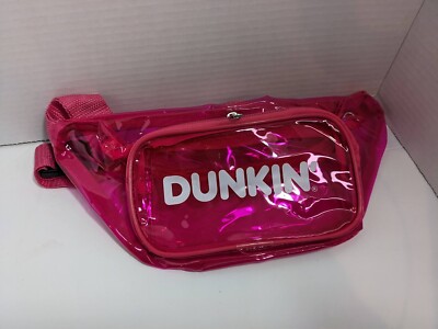Pink Translucent Dunkin Donuts Fanny Pack - See-Through Cross Body ...