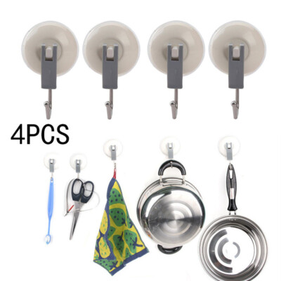 4 X Saughaken mit Saugnapf Saugnapfhaken Hebelsaughaken Hebel Haken ...