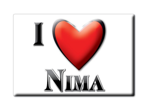 Nima Fridge Magnet Name Gift Idea Birthday Graduation Birth | eBay