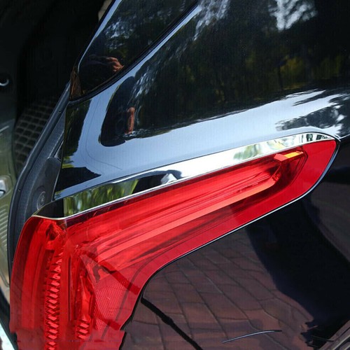 Trim Rear Tail Light Steel Chrome 2016-2021 For Cadillac XT5 2pcs Lamp ...