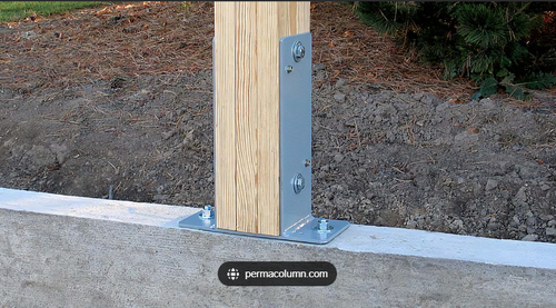 Perma Column Sturdi-Wall; post frame bracket with mounting hardware | eBay