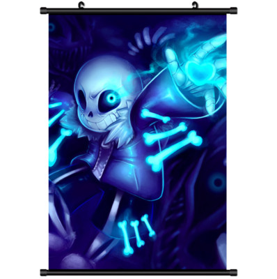 Anime Undertale Sans Wall Poster Scroll cosplay 3154 | eBay