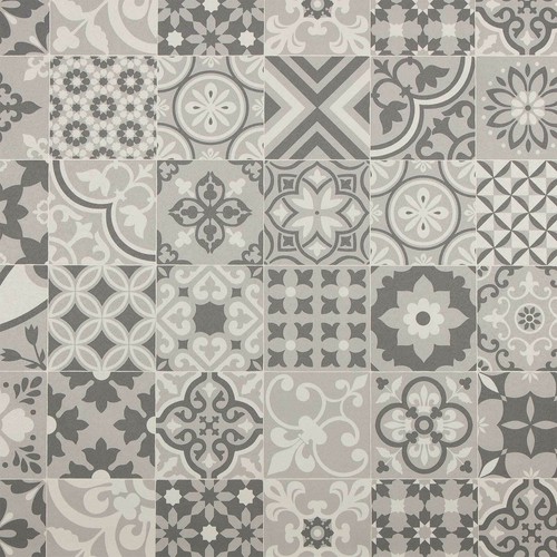 PVC Bodenbelag Vinylboden CV Belag Plaza in Fliesen-Optik Meterware 6 ...