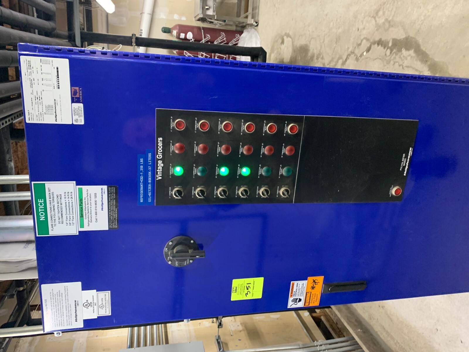 2017 Hill Phoenix Refrigeration Rack System - 115 HP | eBay
