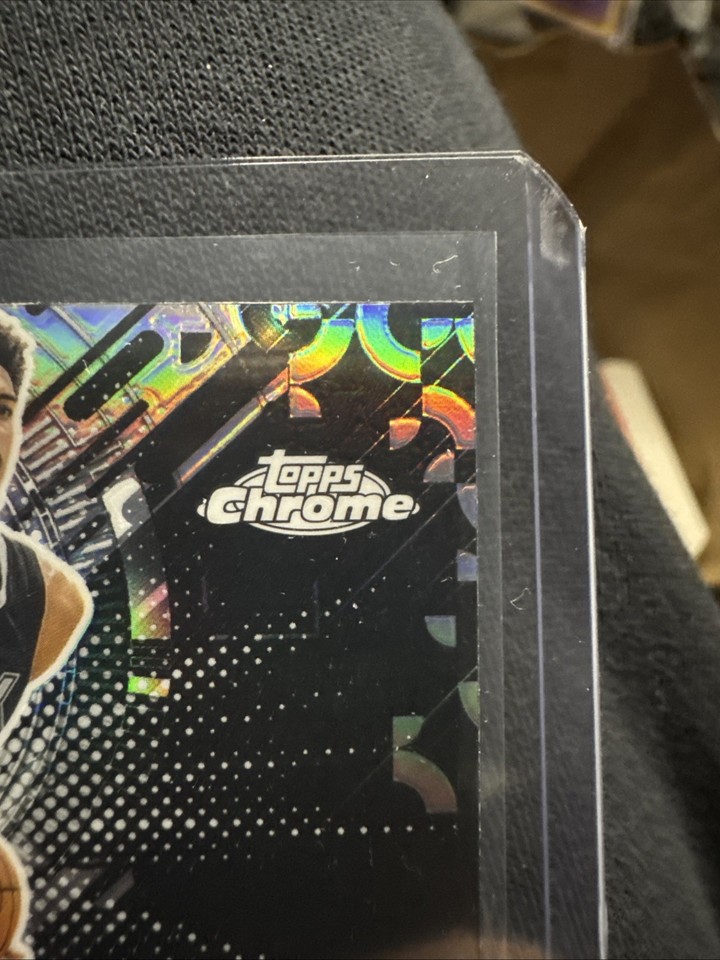 2025-26 Topps Chrome Basketball Victor Wembanyama Go Time Refractor ...