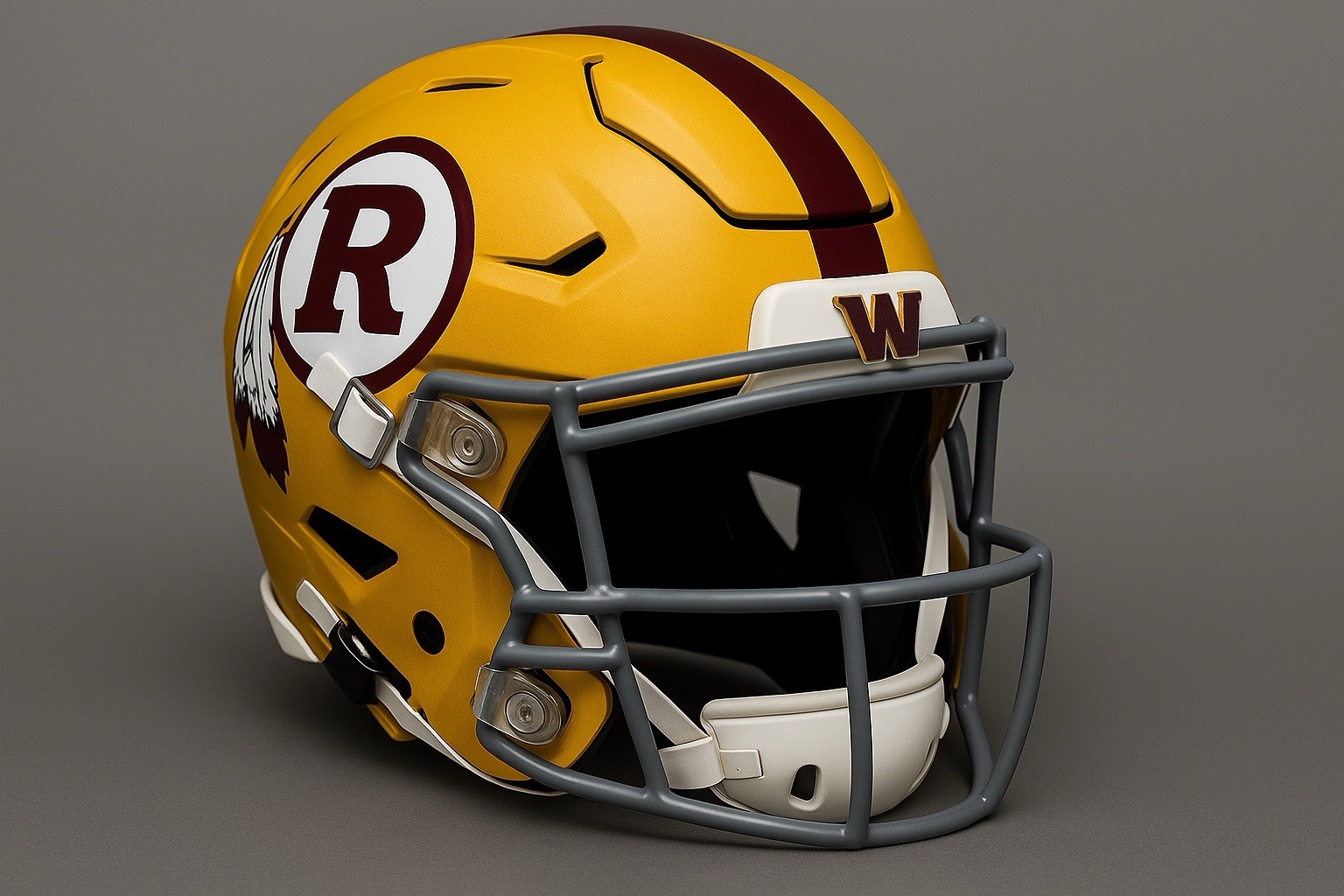 Washington Redskins Throwback Speed flex Helmet 2025 3D Bumpers | eBay