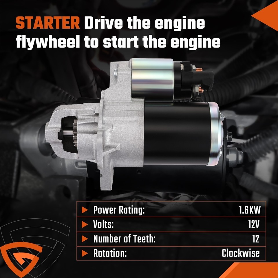 New Replacement Replace Starter Motor for Chevy Buick Cadillac GMC 3.6L ...