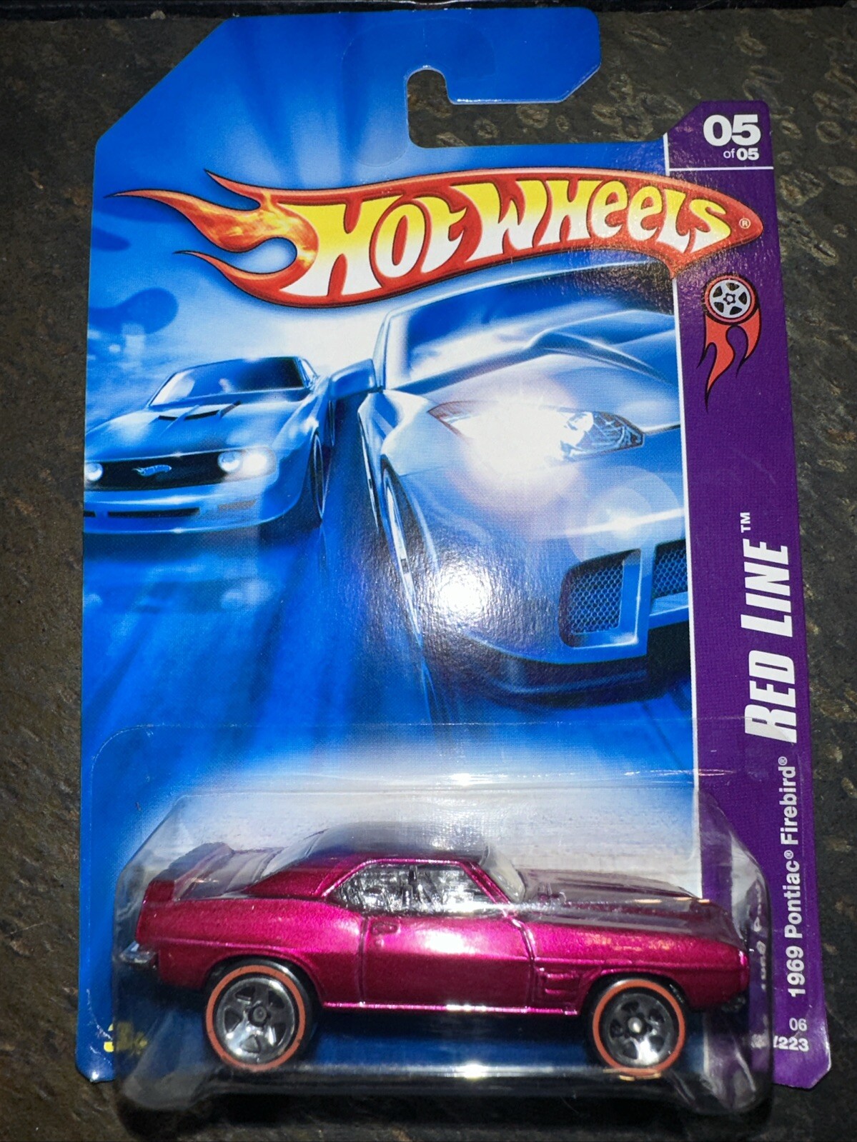2006 Hot Wheels Red Line 1969 Pontiac Firebird Magenta 5/5 100/223 ...