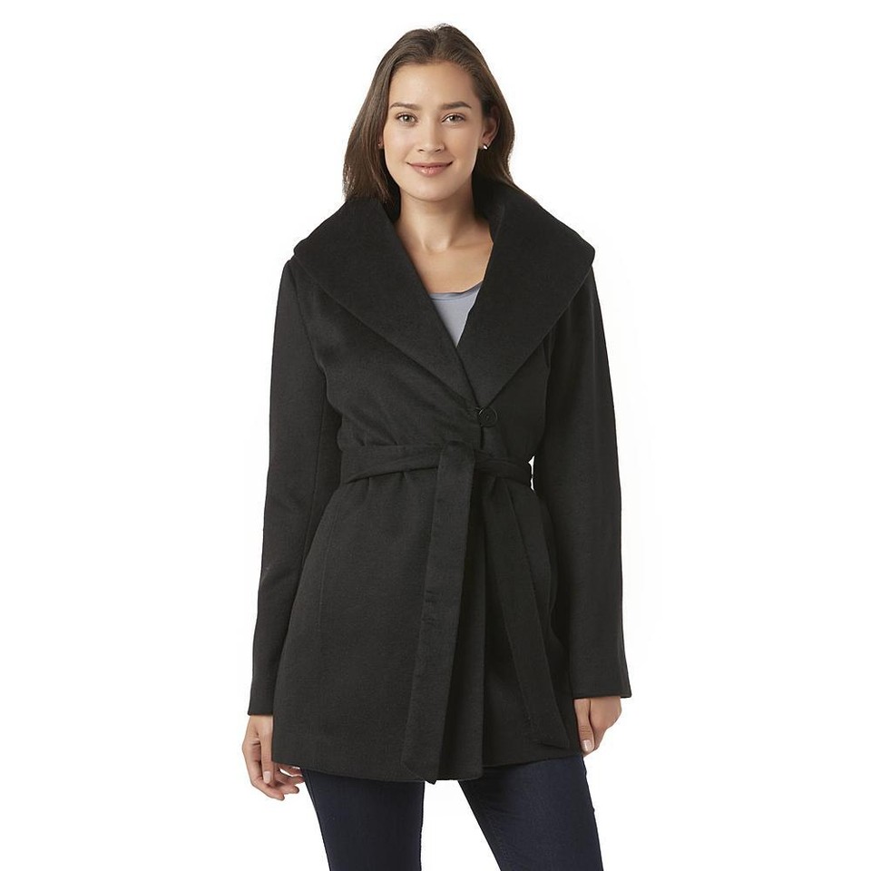 Metaphor New Women's Plus Belted Wrap Coat NWT U Pick Size & Color 1X ...