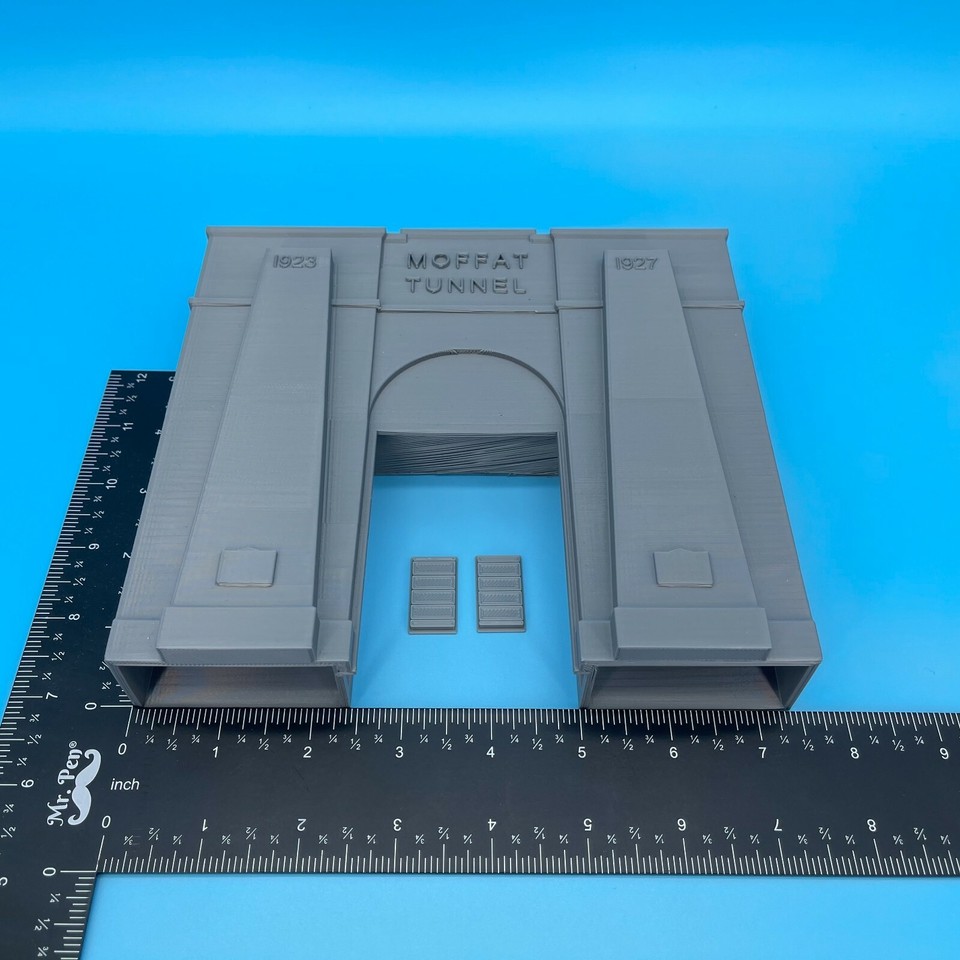 MOFFAT EAST TUNNEL PORTAL Historic 3D Model Railroad - S Scale - 1:64 S ...