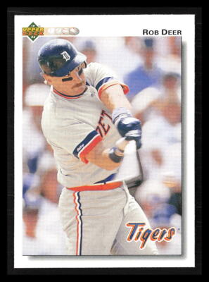 Rob Deer 1992 Upper Deck #294 Detroit Tigers | eBay