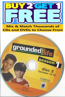 Grounded For Life (DVD) First Season 1 Disc 3 Replacement Disc U.S ...