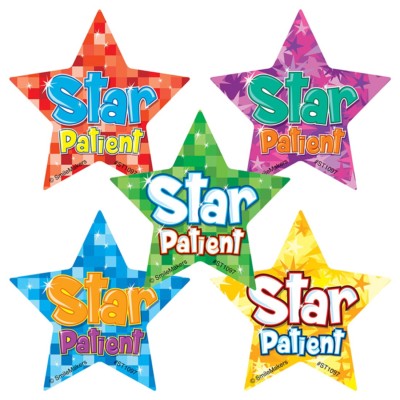 Star Patient Stickers x 15 - Patient Nurse Doctor Health Dentist ...