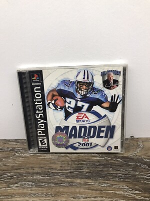 Madden NFL 2001 - Playstation 1 PS1 Game - Complete & Tested ...
