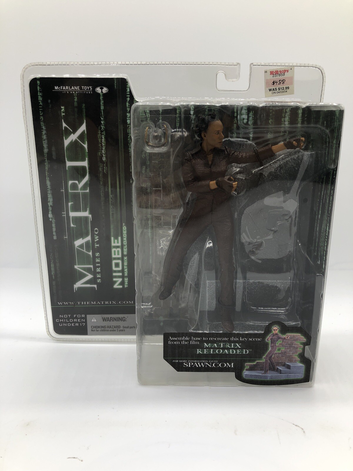 McFarlane Matrix Reloaded NIOBE Series 2 Action Figure MOC 2003