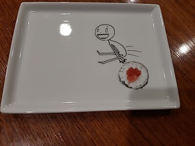 2012 Crate And Barrel CB2 Oliver Appetizer Plate Sushi | eBay