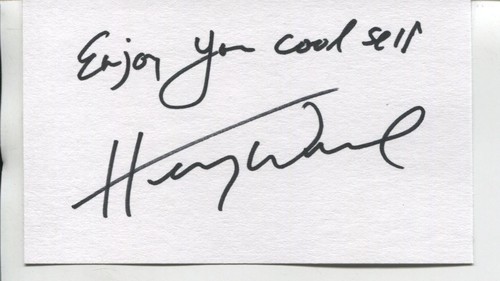 HAPPY DAYS Fonzie HENRY WINKLER signed AUTOGRAPH 749 | eBay