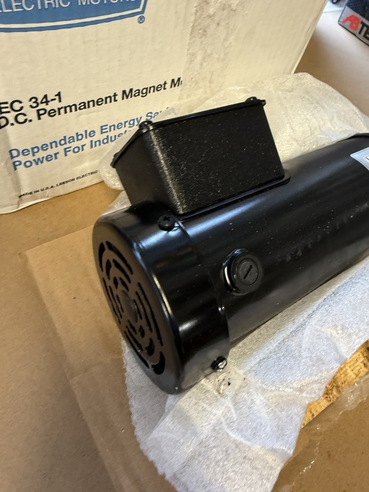 Leeson Dc180v Motor 3000rpm Is 1.7amps CIM34D30FC1B Brand New | eBay UK