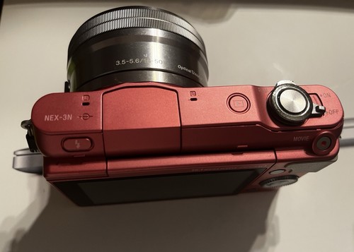 Sony NEX-3N Mirrorless Digital Camera with 16-50mm Lens - Pink (Read ...