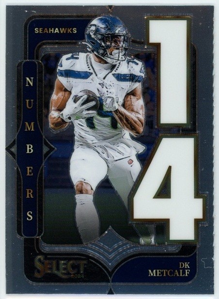 DK Metcalf 2024 Panini Select #24 Seattle Seahawks Select Numbers | eBay
