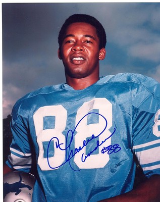 CHARLIE SANDERS DETROIT LIONS SIGNED PHOTO w/ COA | eBay