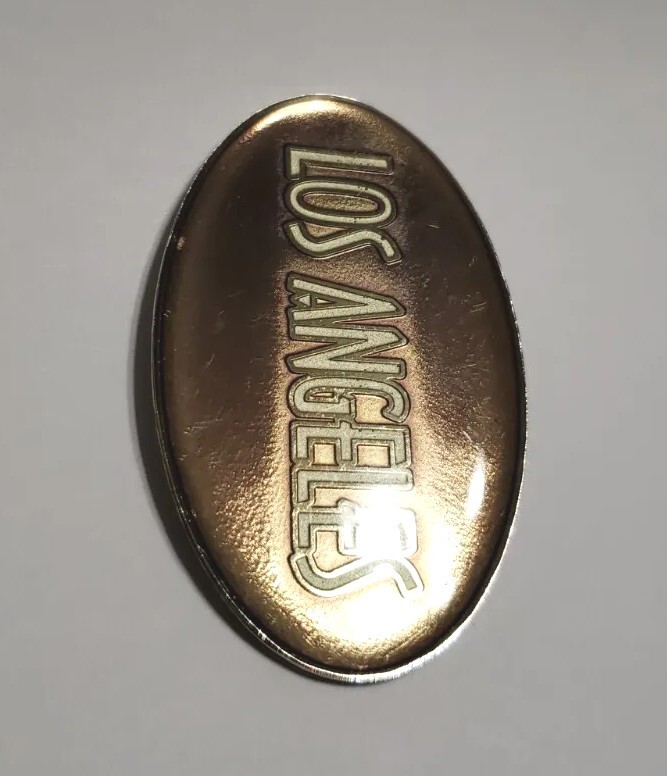 Los Angeles Metal 2.5" Souvenir Magnet Silver | eBay