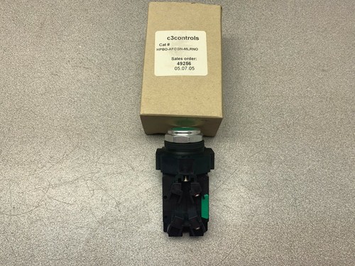 NEW IN BOX C3 CONTROLS GREEN PUSHBUTTON HPBO-AFCGN-MLRNO | eBay
