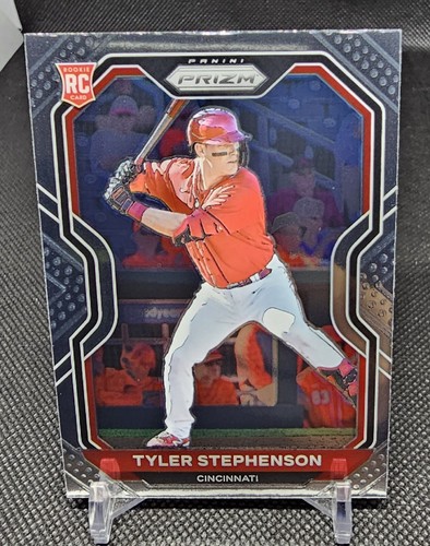 Tyler Stephenson Rookie Rc 2021 Panini Prizm Baseball #133 Cincinnati ...