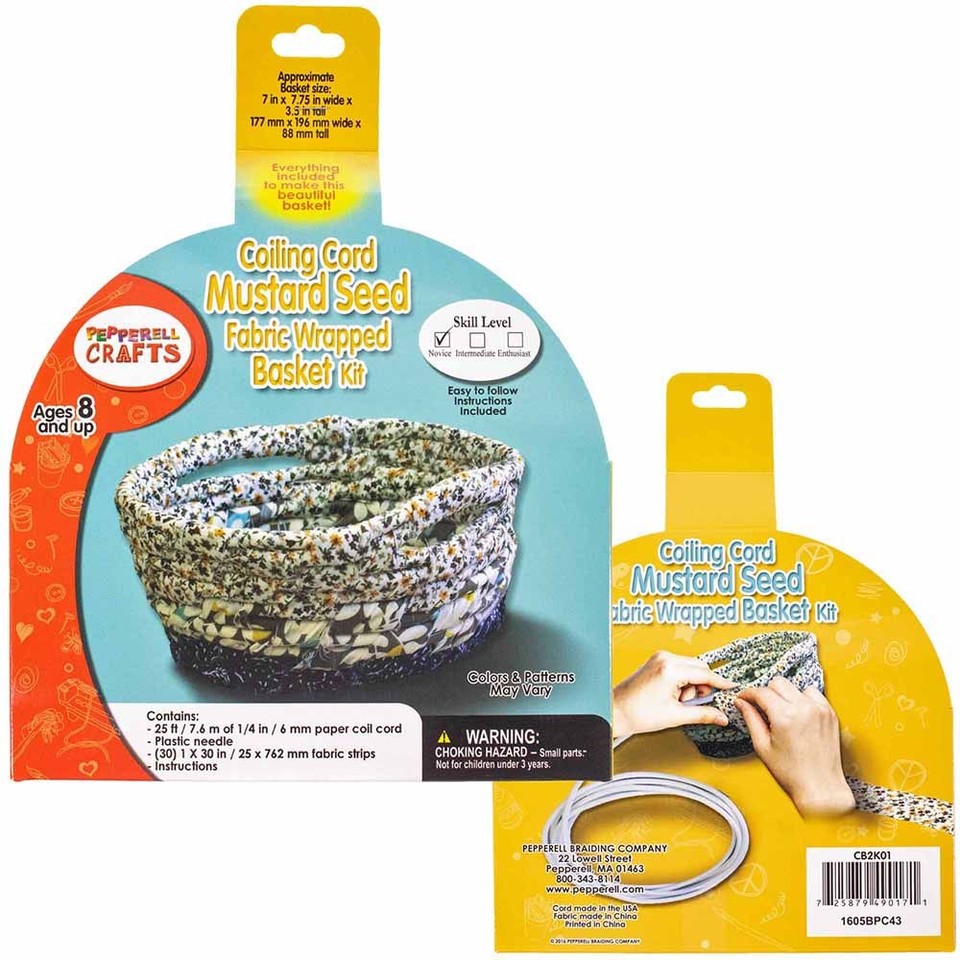 Coiling Cord Basketry Making Kit For All Skill Levels - Basket Bowl ...