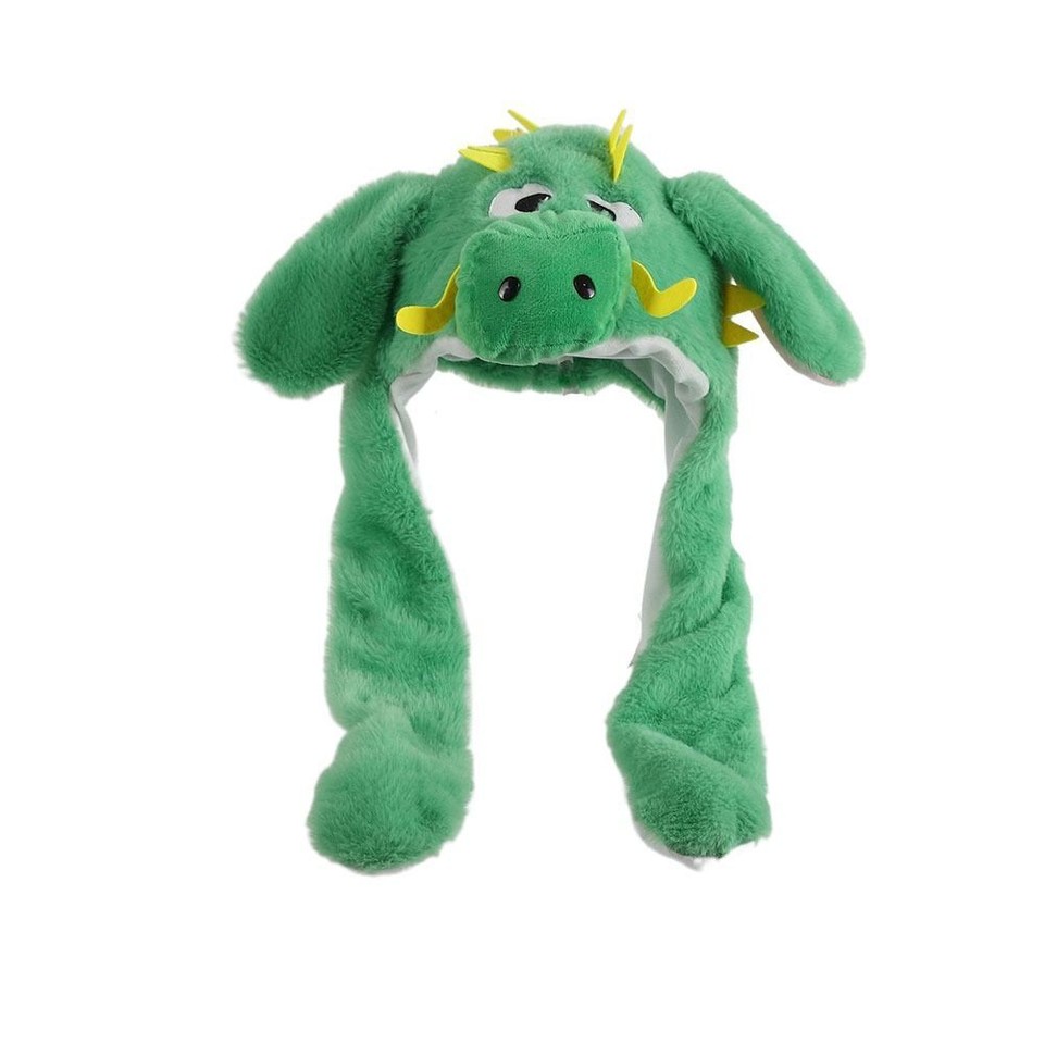 Cartoon Glowing Plush Moving Hat Animal Animal Hat Headgear Cosplay ...