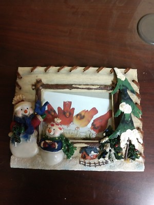 Home Interiors Snowman Picture Frame | eBay