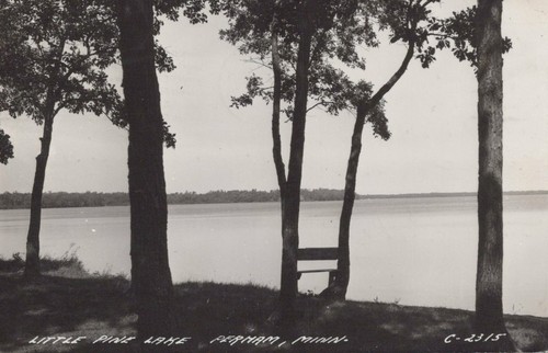 Little Pine Lake - Perman, Minnesota - posted RPPC | eBay