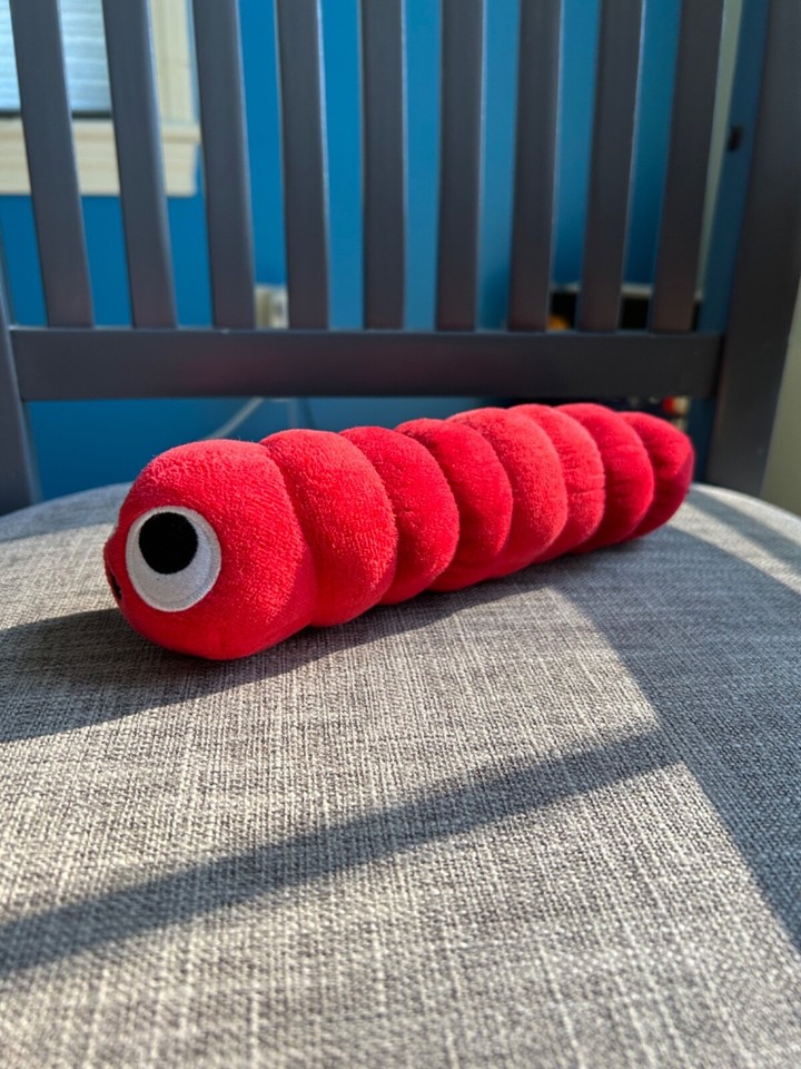Slither.io Bendable Worm RED - 8" Plush Toy Bonkers | eBay
