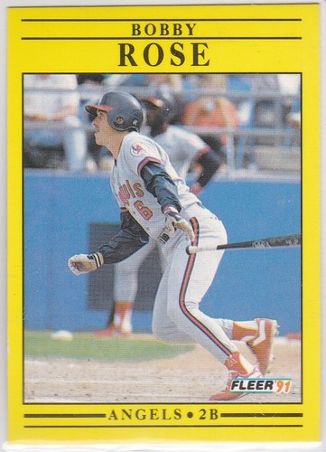 M) 1991 Fleer Baseball Trading Card - Bobby Rose #324 | eBay