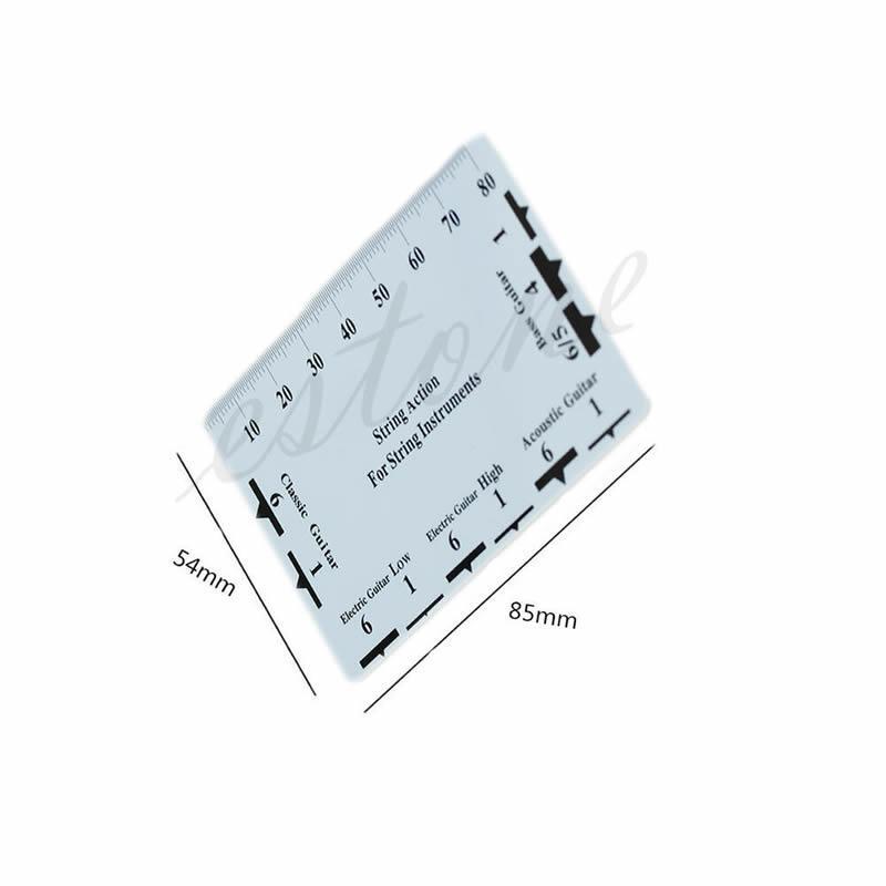 New Guitar Bass Ruler String Ruler Action Ruler Card Vernier Caliper | eBay