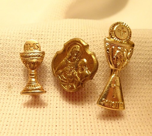 First Communion Pins Lot of 3 Vintage Catholic | eBay