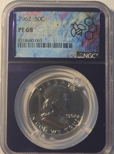1962 NGC PF68 Franklin 90% Silver Half Dollar 8318680-063 | eBay