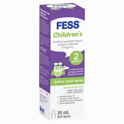 FESS NASAL CHILDRENS SPRAY 20ML CHILDREN'S 2 YEARS +20ML N/SPRY CHILD ...