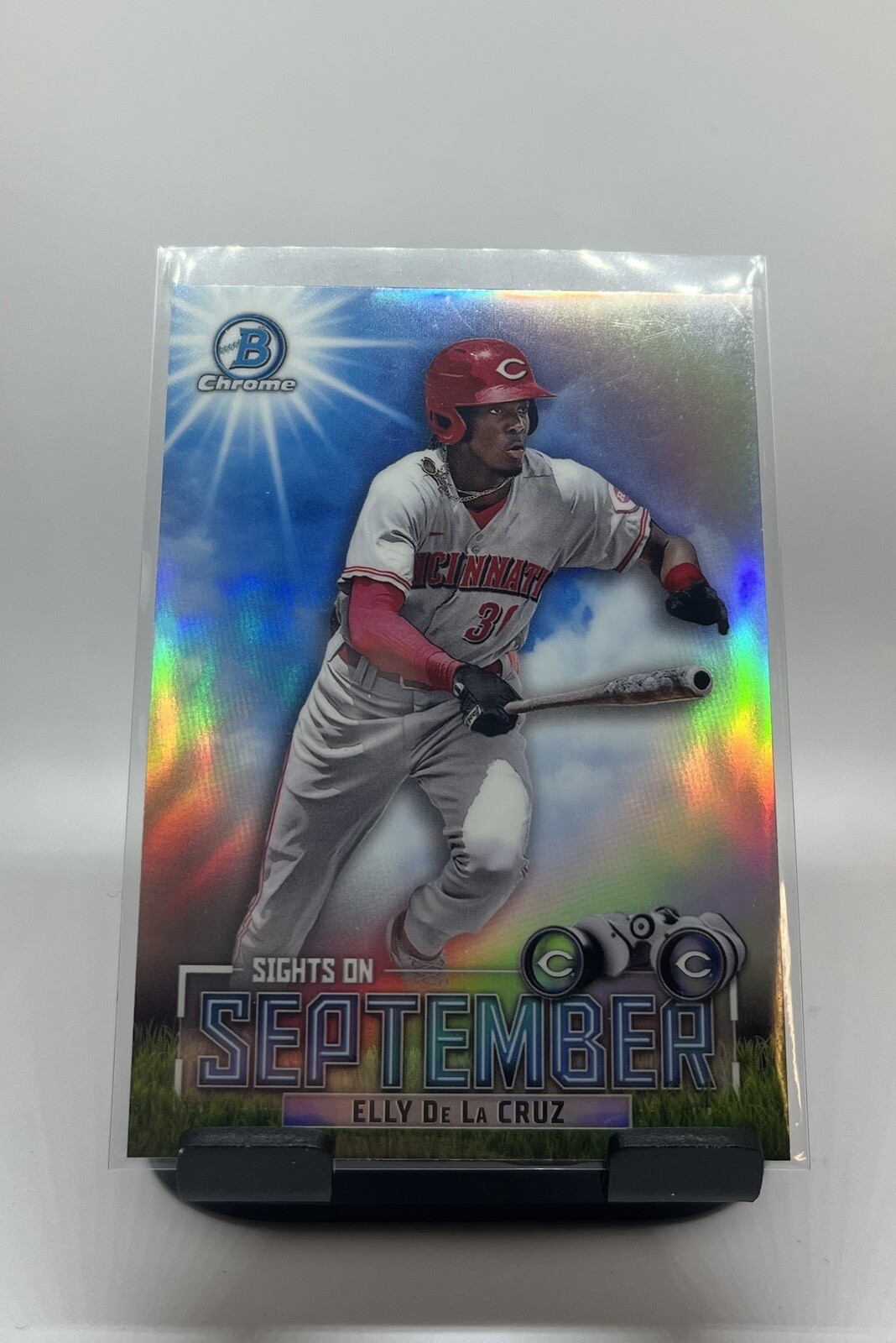 2023 Bowman - Sights on September Mojo Refractor #SOS-7 Elly De La Cruz ...